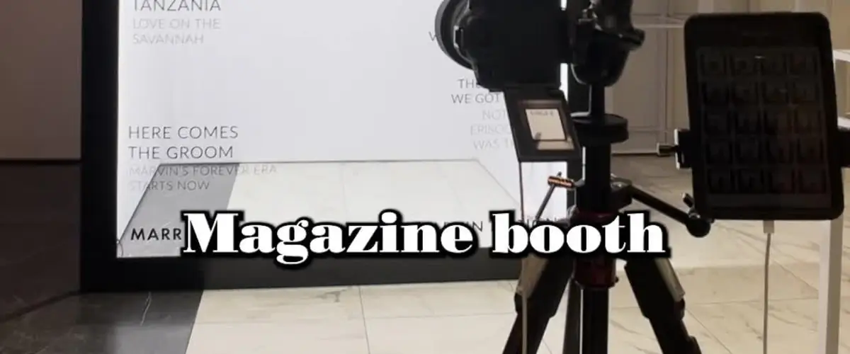Magazine-Style Photo Booth Rental: Modern Vibes for Events | PhotoboothTO